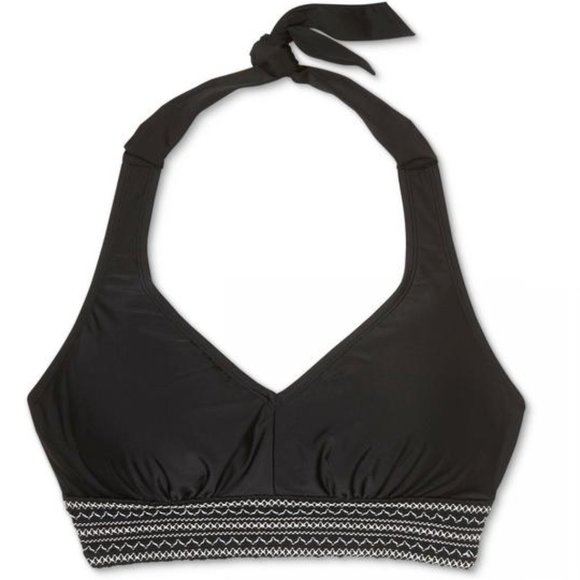 Kona Sol | Swim | Nwts Kona Sol Black White Bikini Swimsuit Top By Kona ...